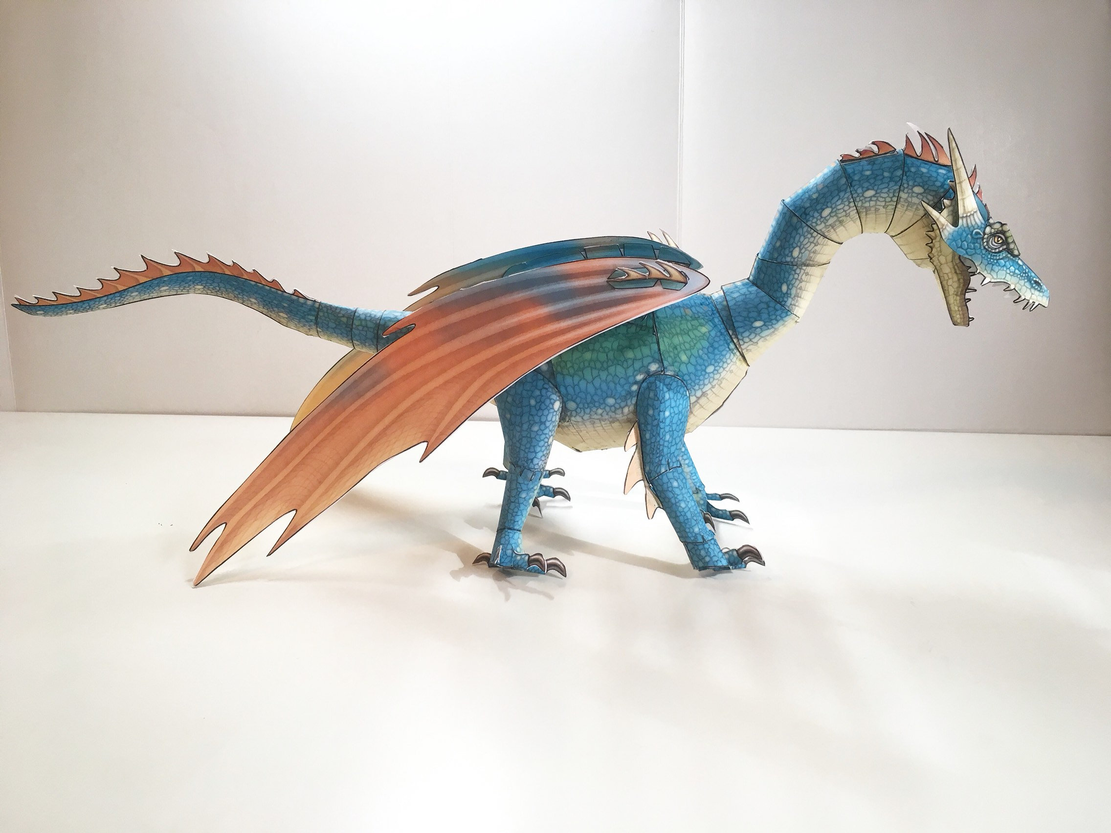 Dragon Papercraft Model - Etsy