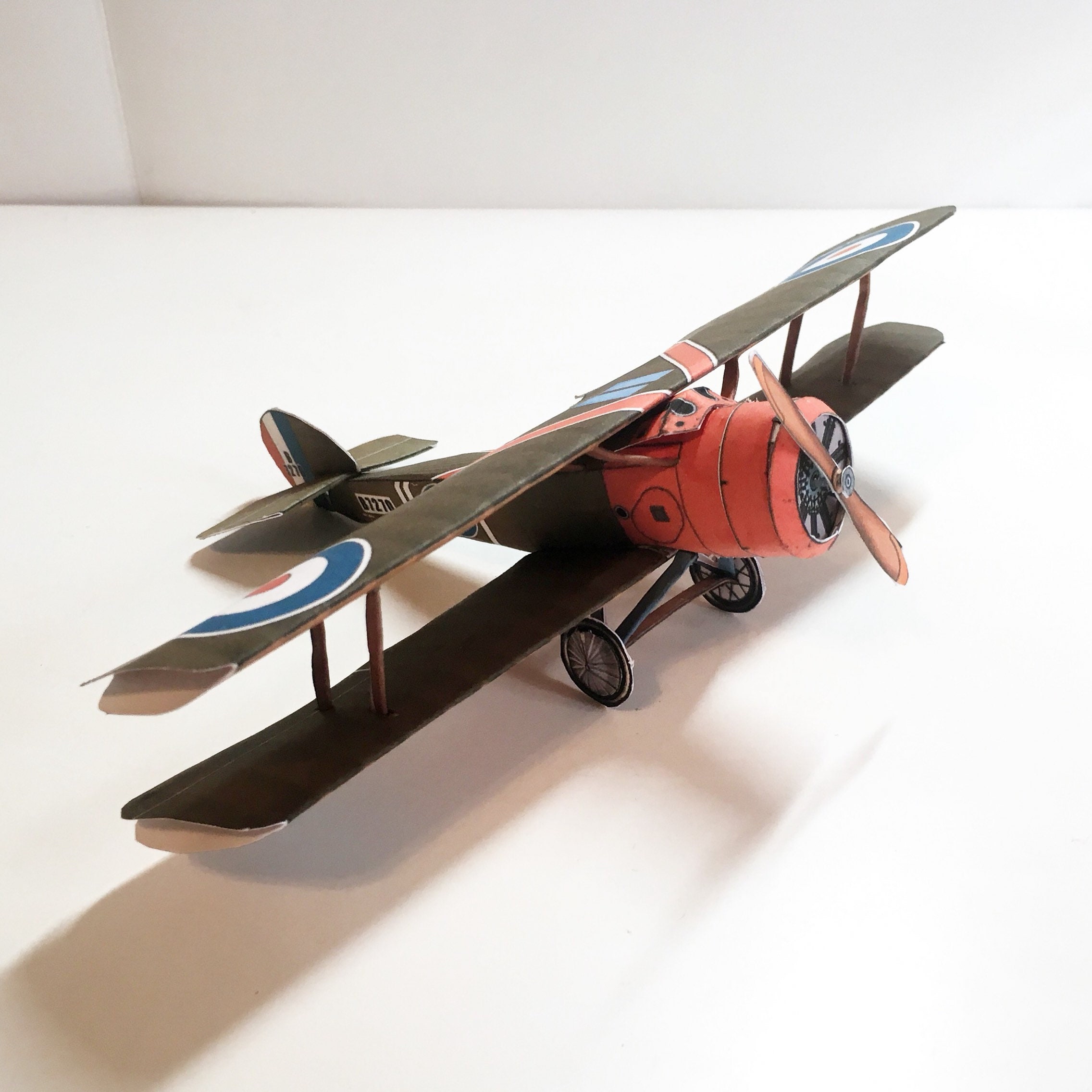 Sopwith Camel, Plane Paper Model Kit - Etsy
