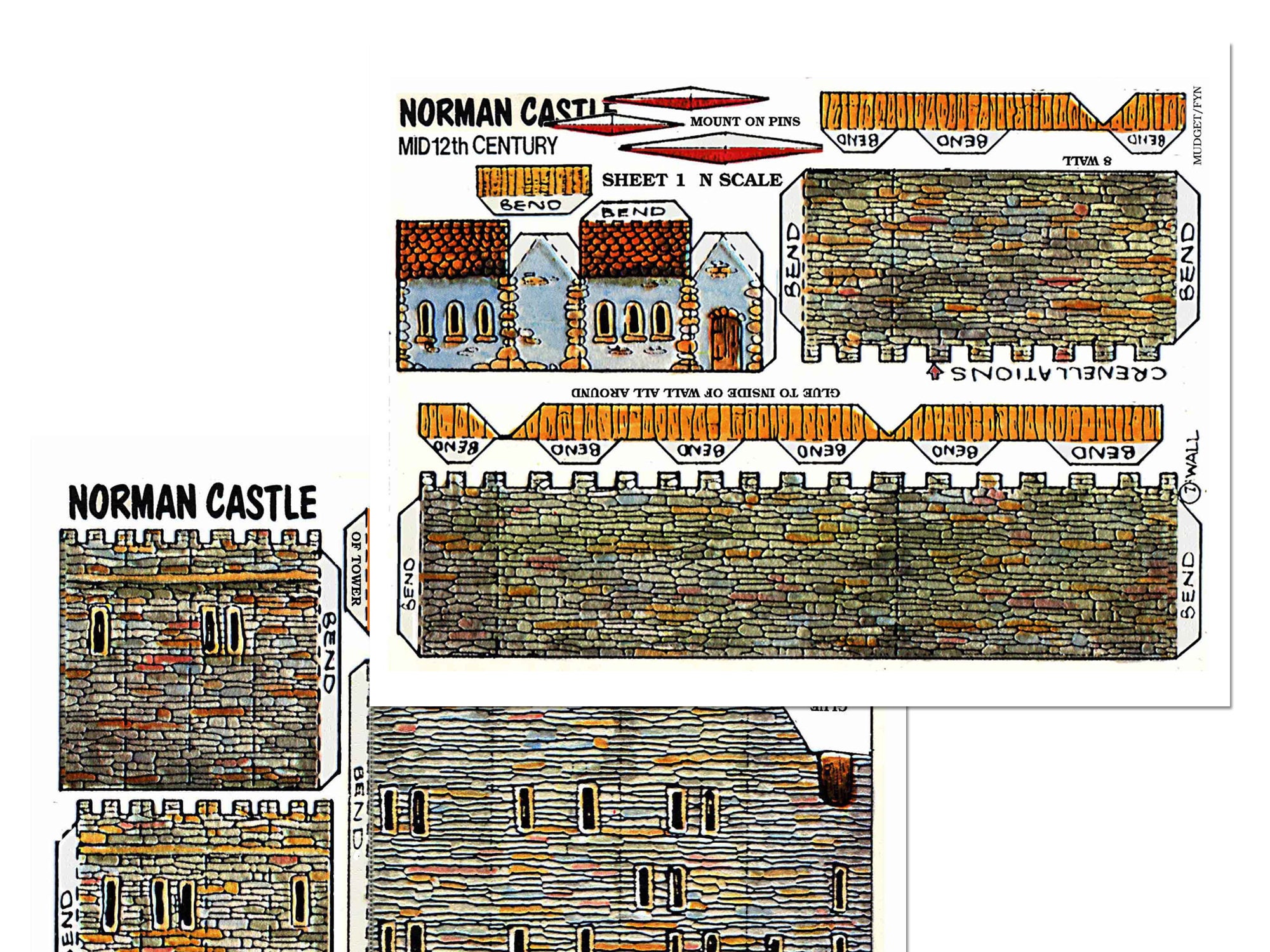 Paper Castle, Paper Model House, Castle Model, Medieval Castle ...