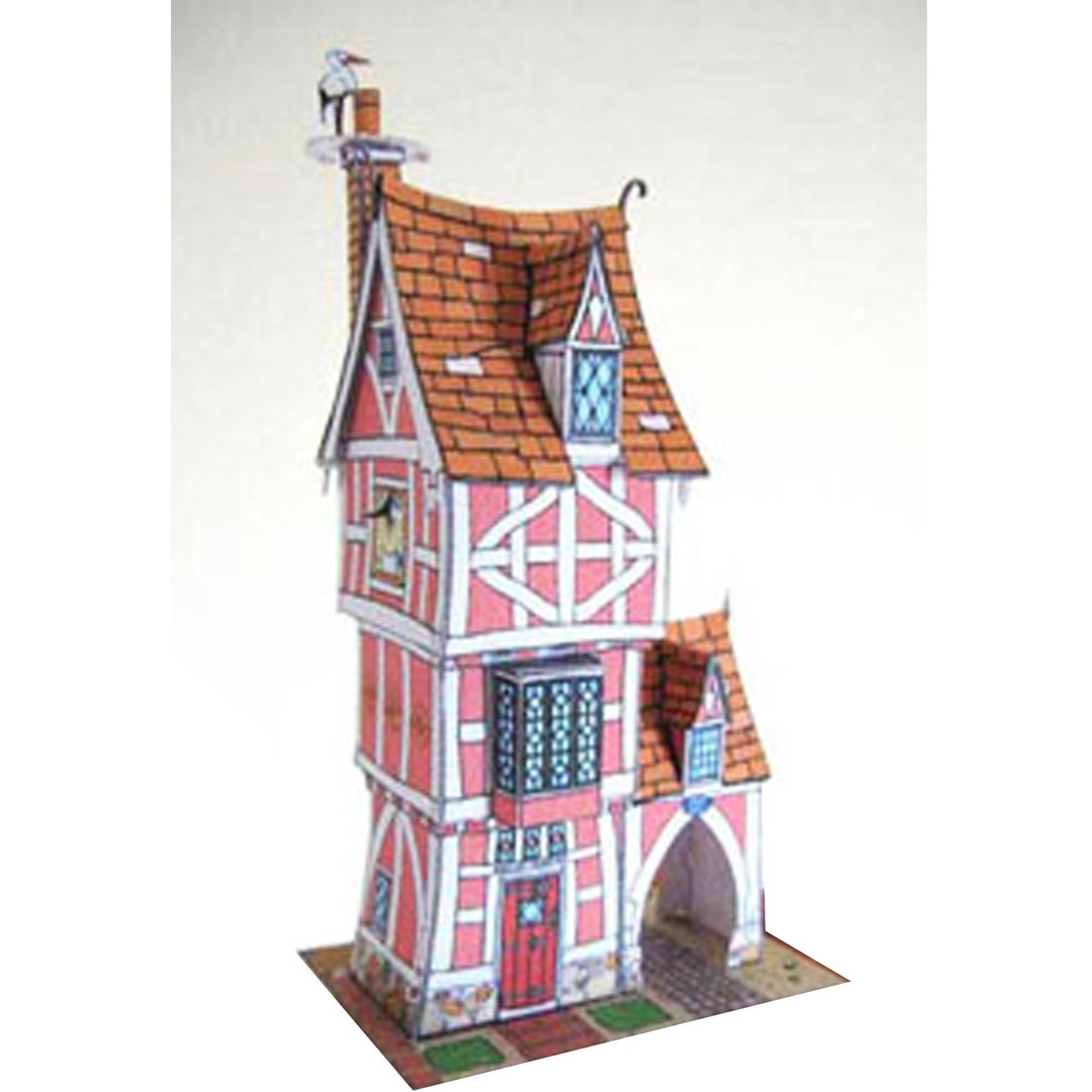 Paper Model House, Storybook House - Etsy