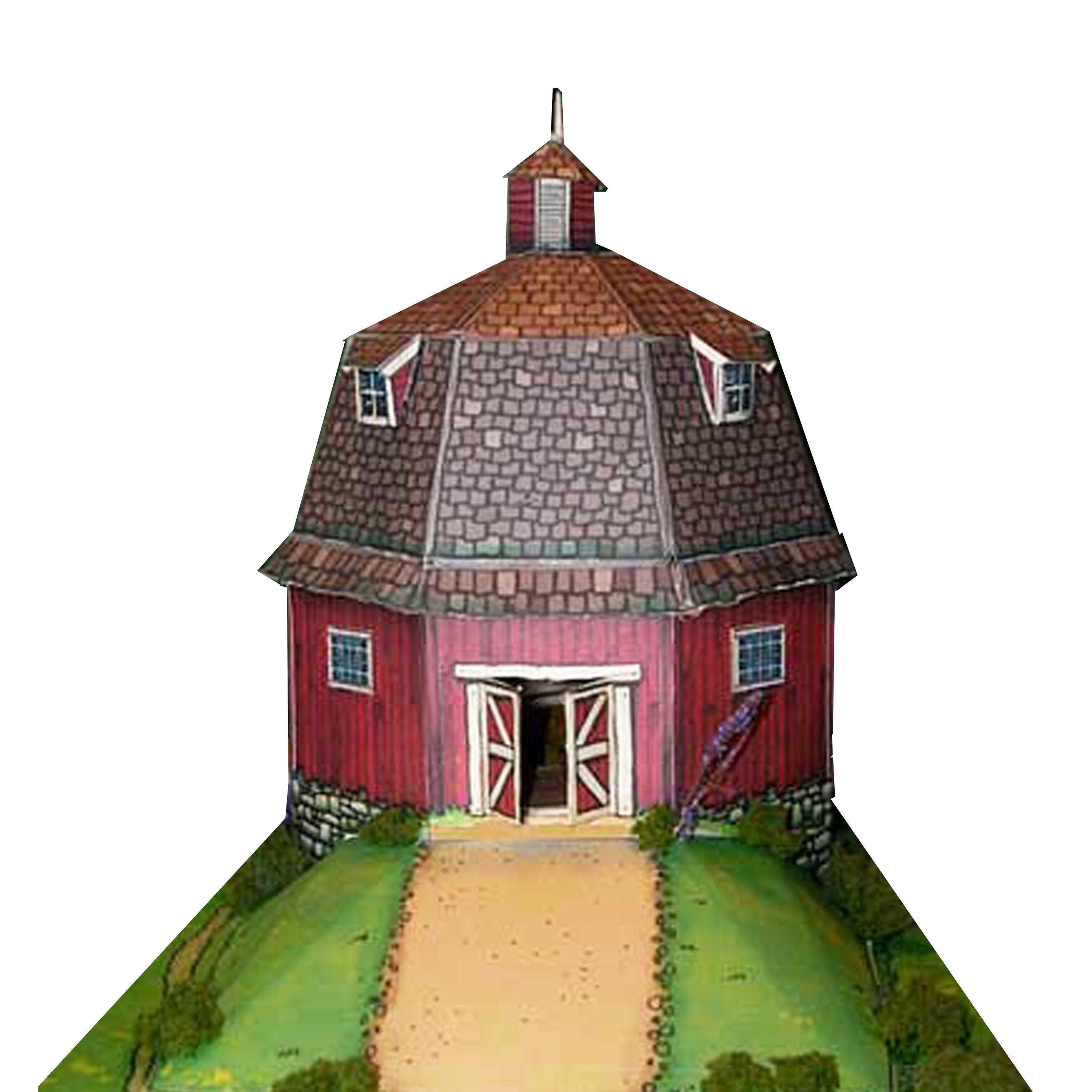 Barn, Paper Hosue Model - Etsy