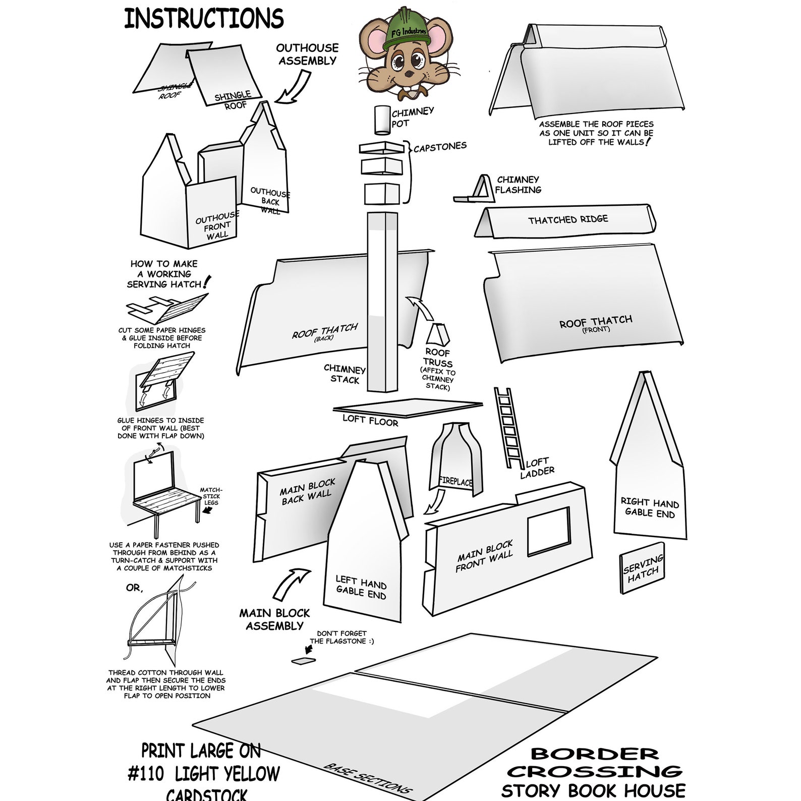 Paper House Model, Storybook House - Etsy