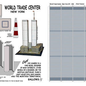Architecture Model, World Trade Center Model, Paper Model - Etsy