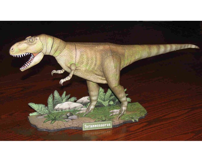 T-rex Paper Model - Etsy