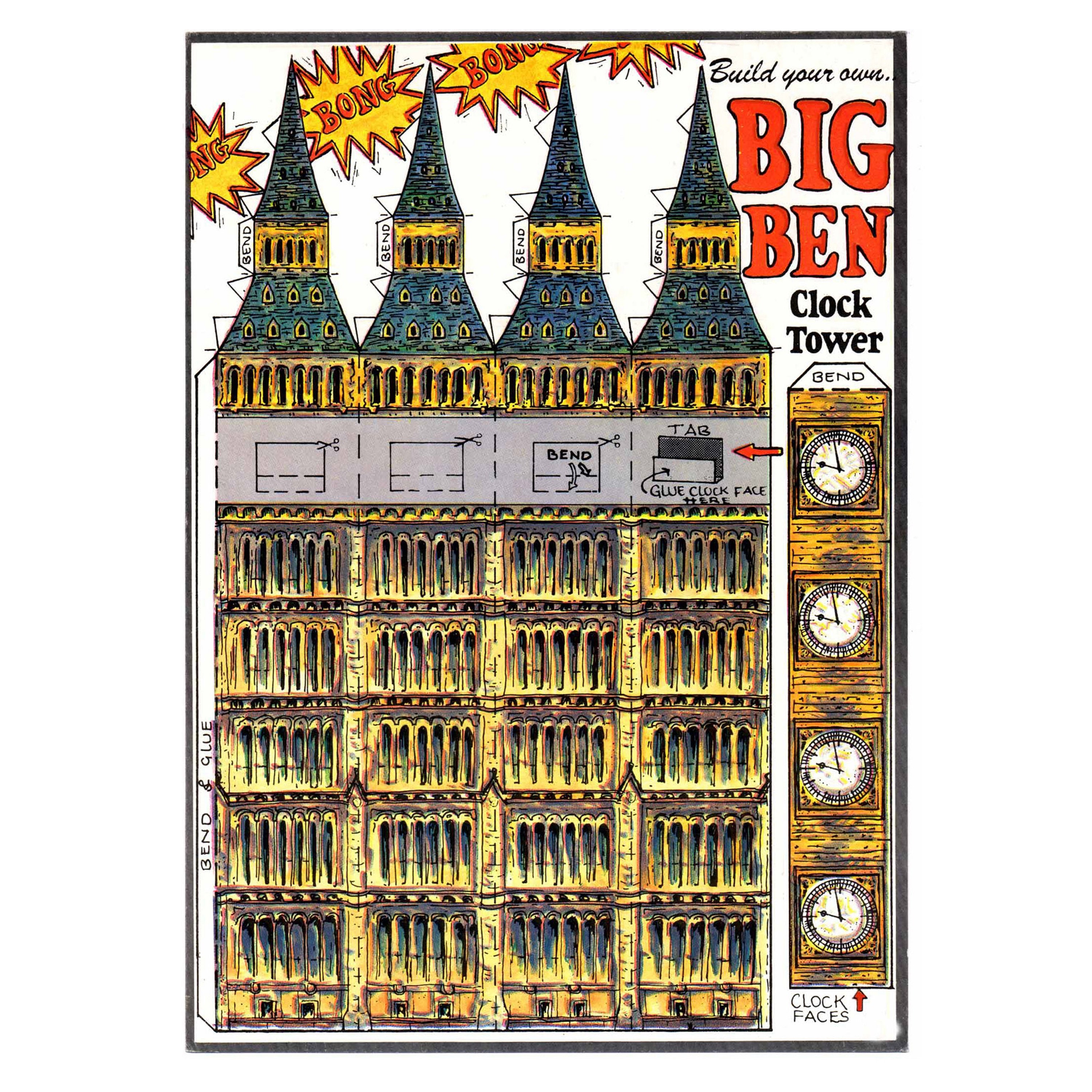 Big Ben Paper Model - Etsy