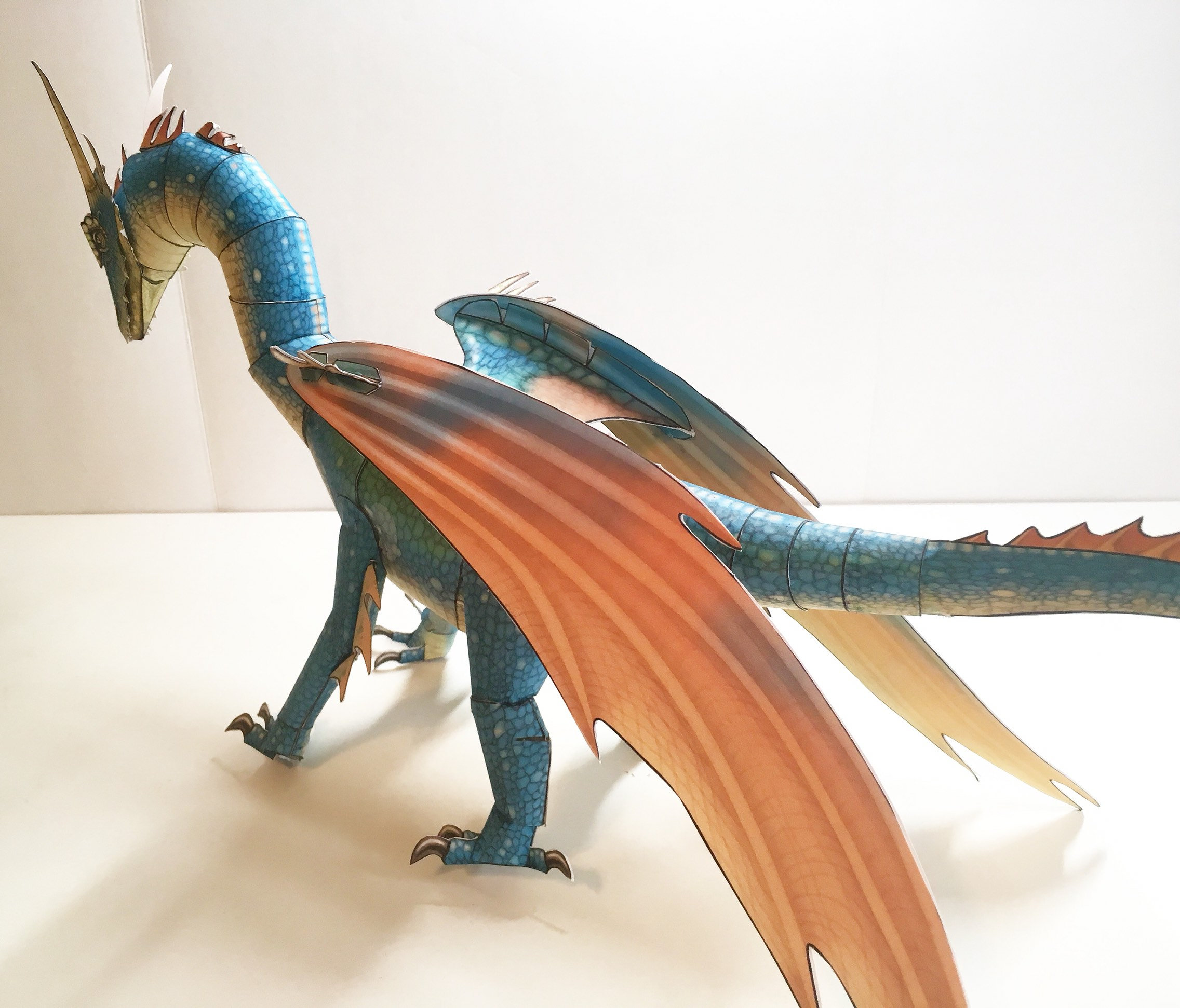 Dragon Papercraft Model - Etsy