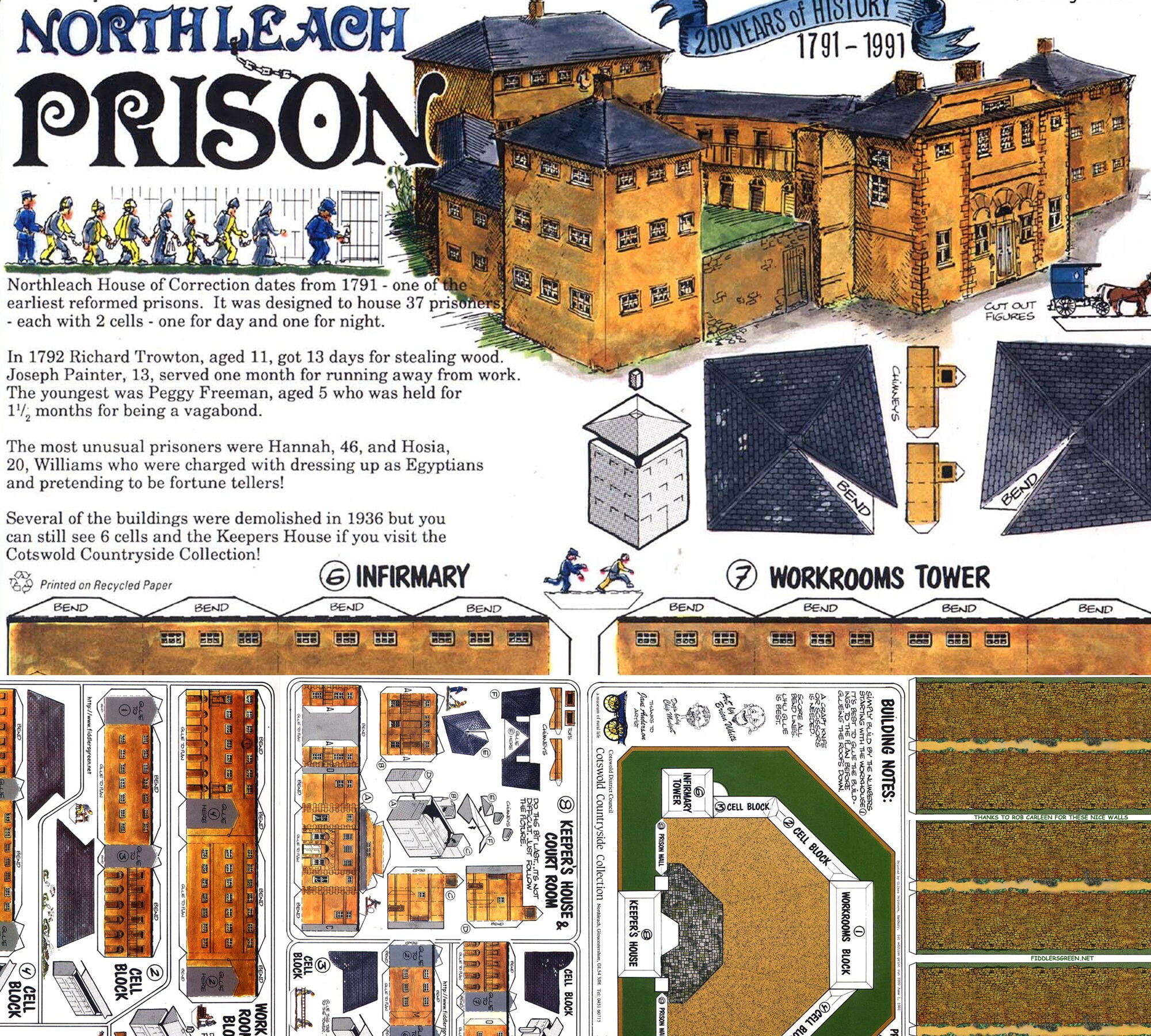 Paper House Model, Prison - Etsy