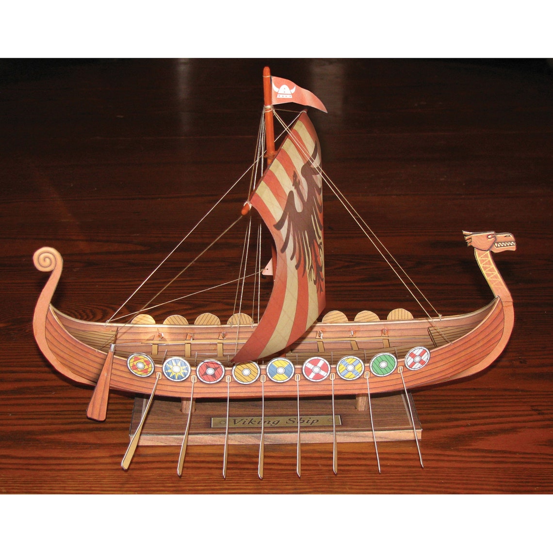 Viking Ship Model - Etsy