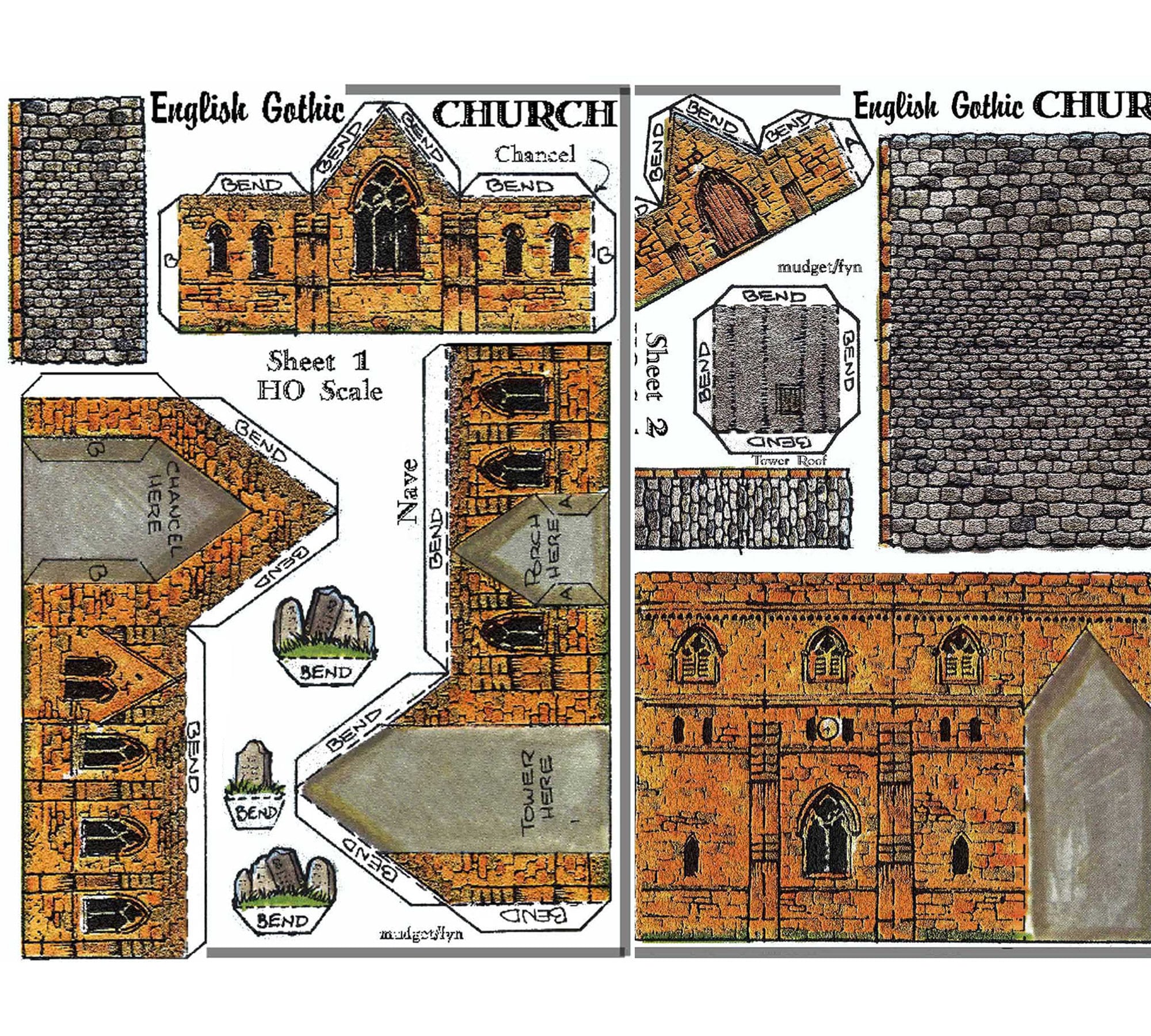 Paper House Model, Church Model - Etsy