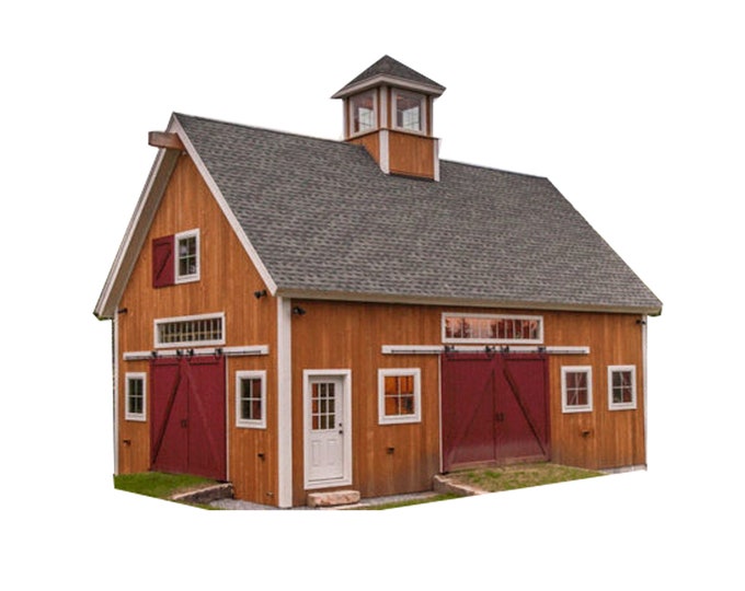 3d Paper House Craft, Paper Model House, Barn New England - Etsy