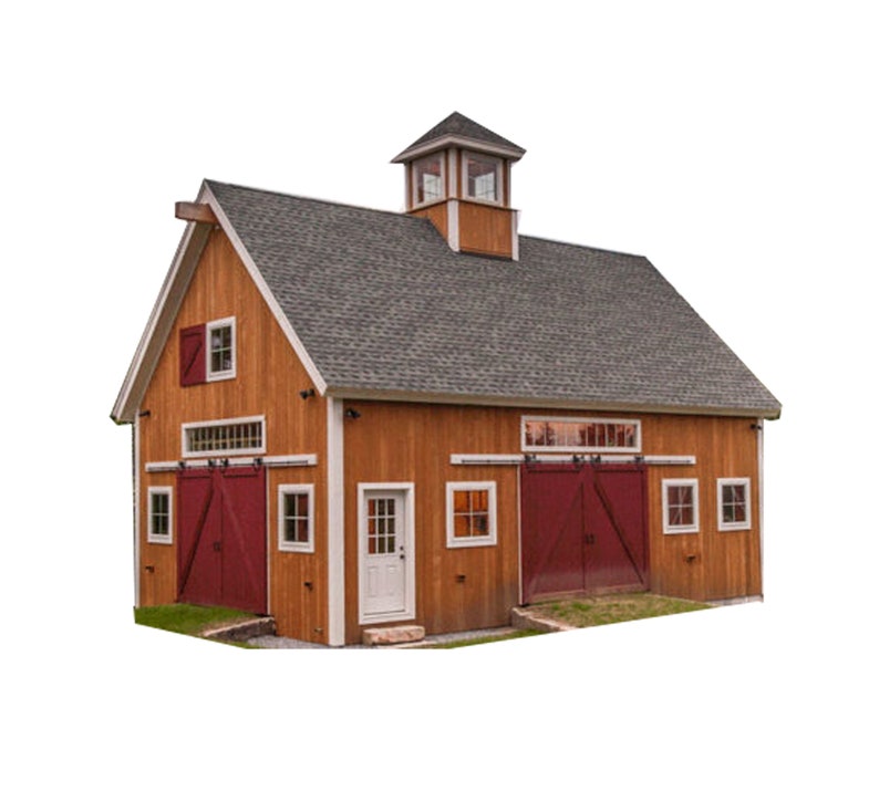 3d Paper House Craft, Paper Model House, Barn New England - Etsy