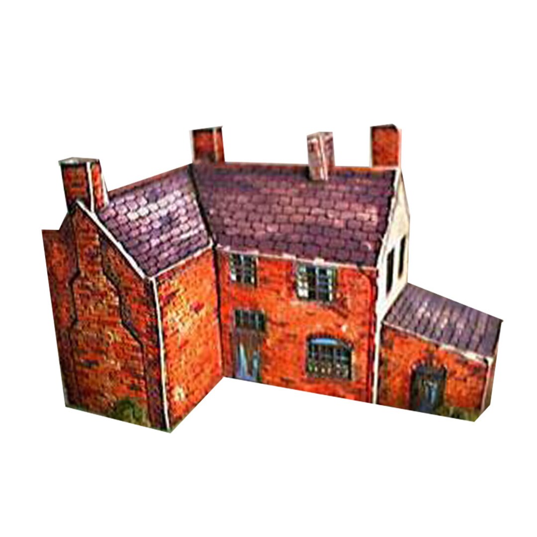 Paper Model House, Papercraft House, Bottle and Glass Inn - Etsy