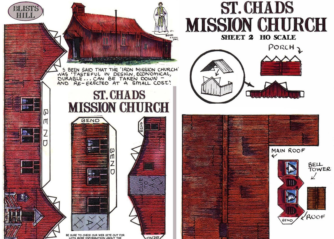 Church Model, Paper Church, Mission Church - Etsy
