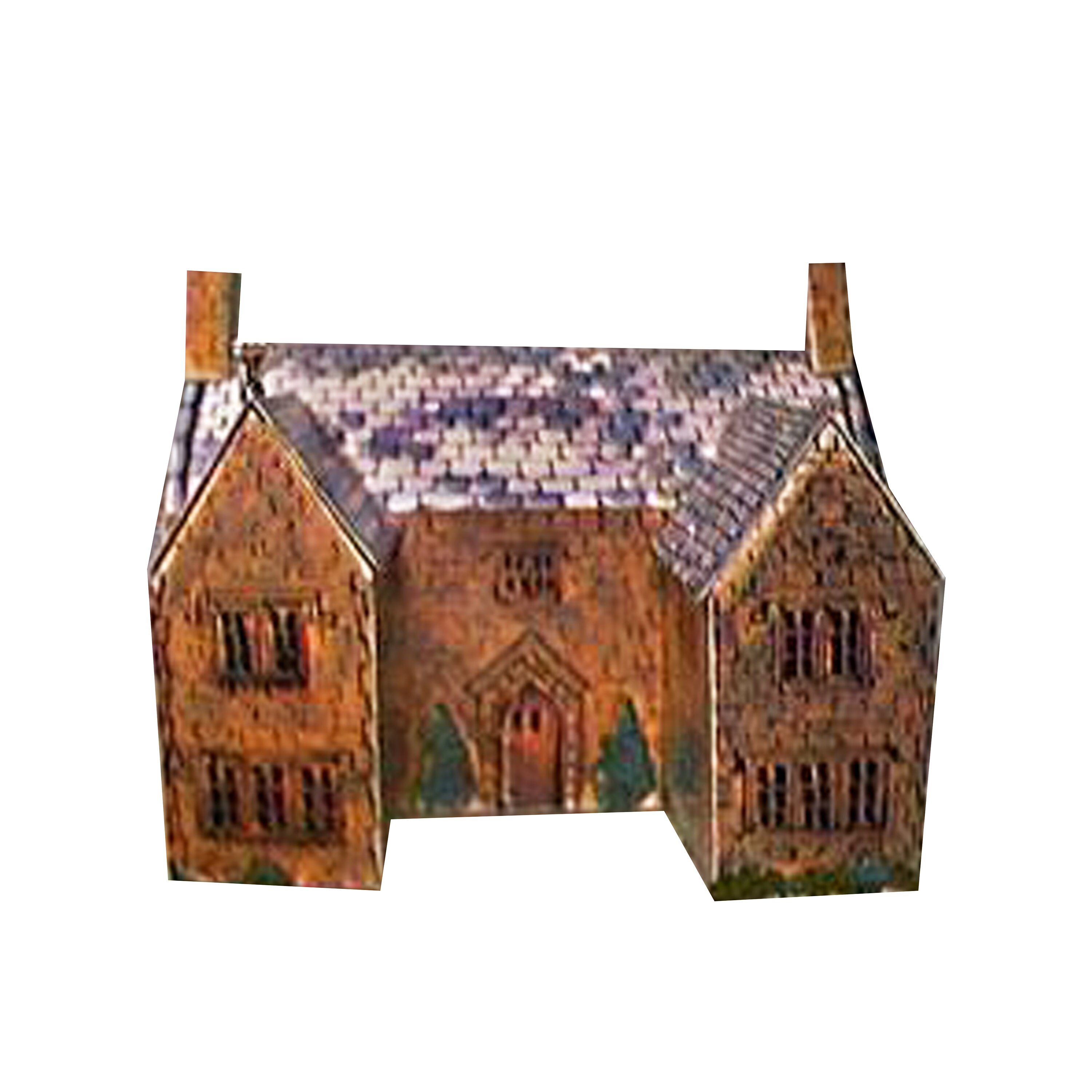 Paper Model House, Manor House - Etsy