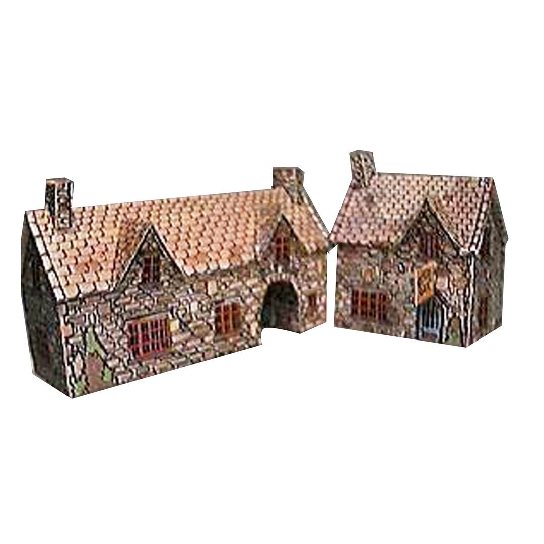 Paper House Model, Coach Inn - Etsy