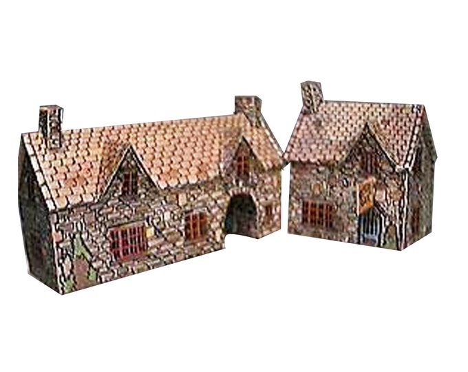 Paper House Model, Coach Inn - Etsy
