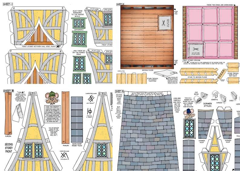 Fantasy House Model, Fairy House Kit, Story Book House - Etsy