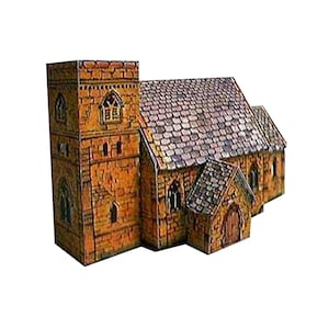 Paper House Model, Church Model - Etsy