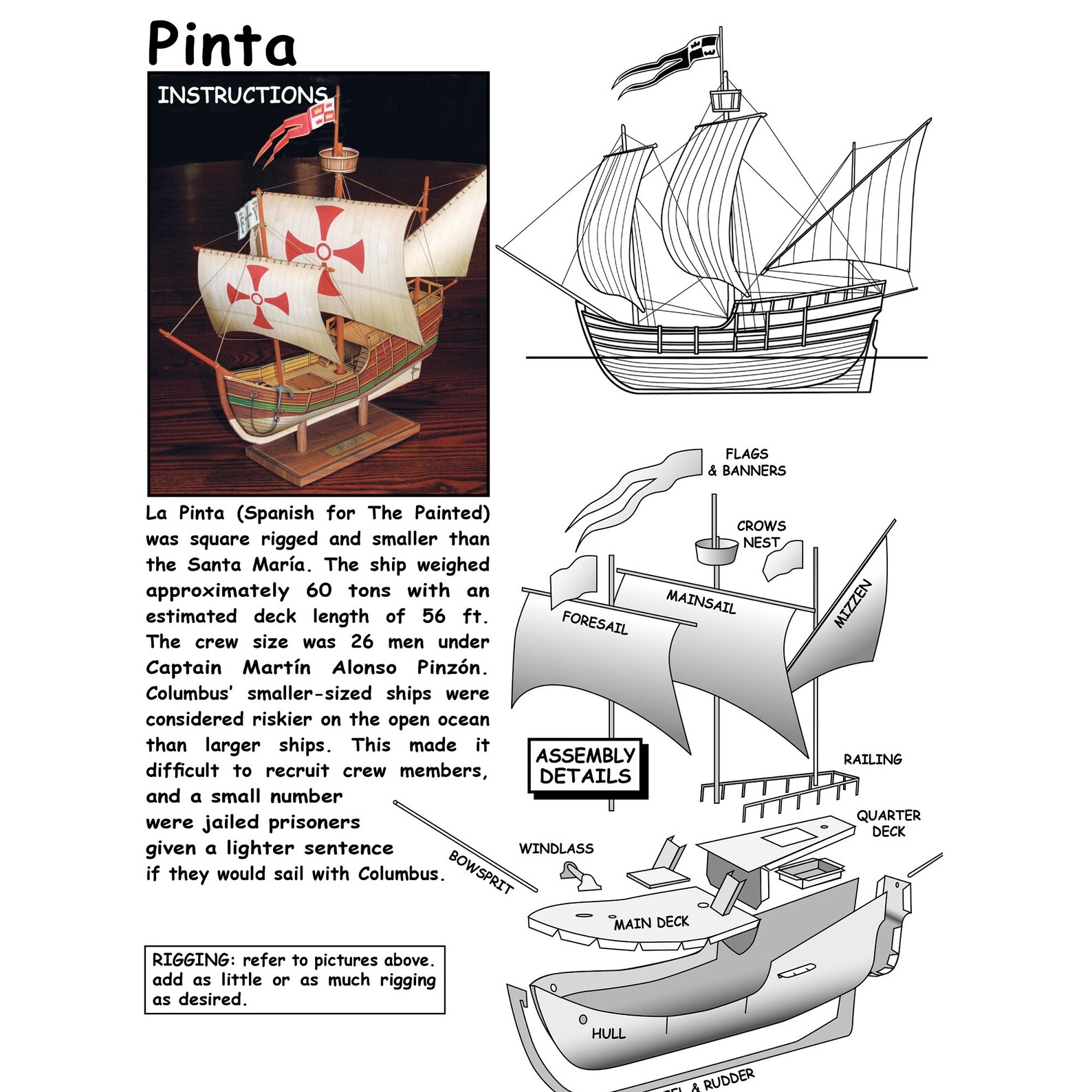 Ship Model, Pinta - Etsy
