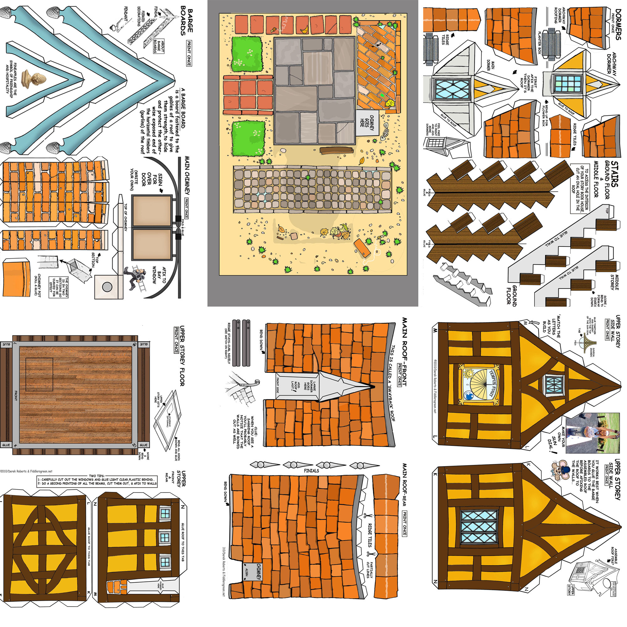 Paper Model House, Storybook House - Etsy