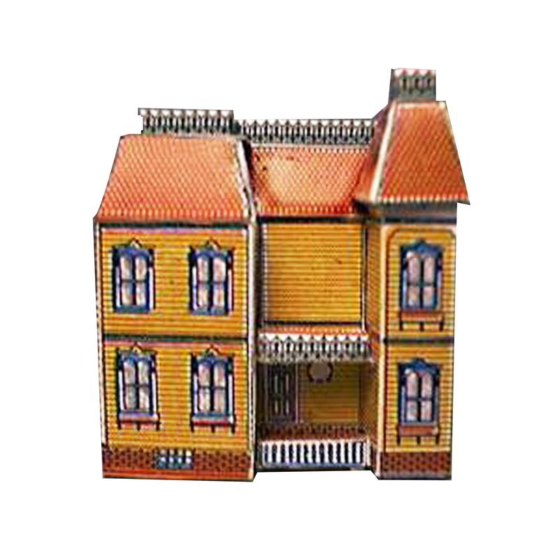 Dollhouse Paper Model - Etsy