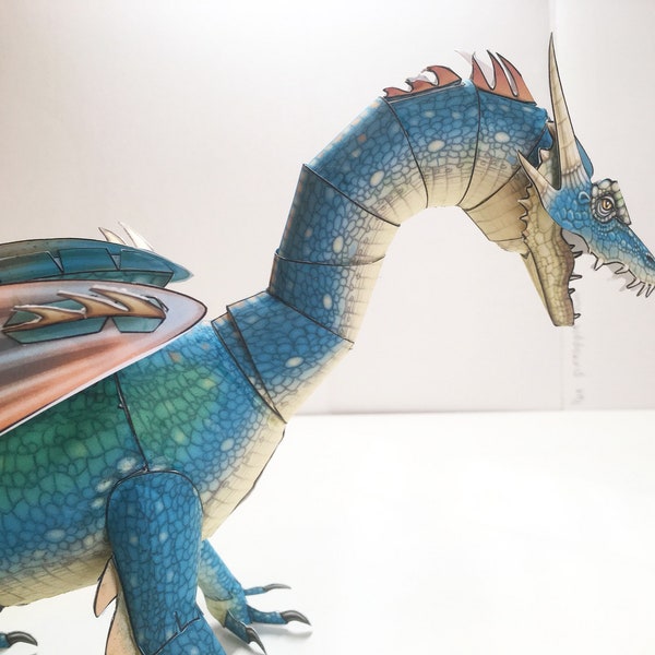 Papercraft Dragon - Etsy