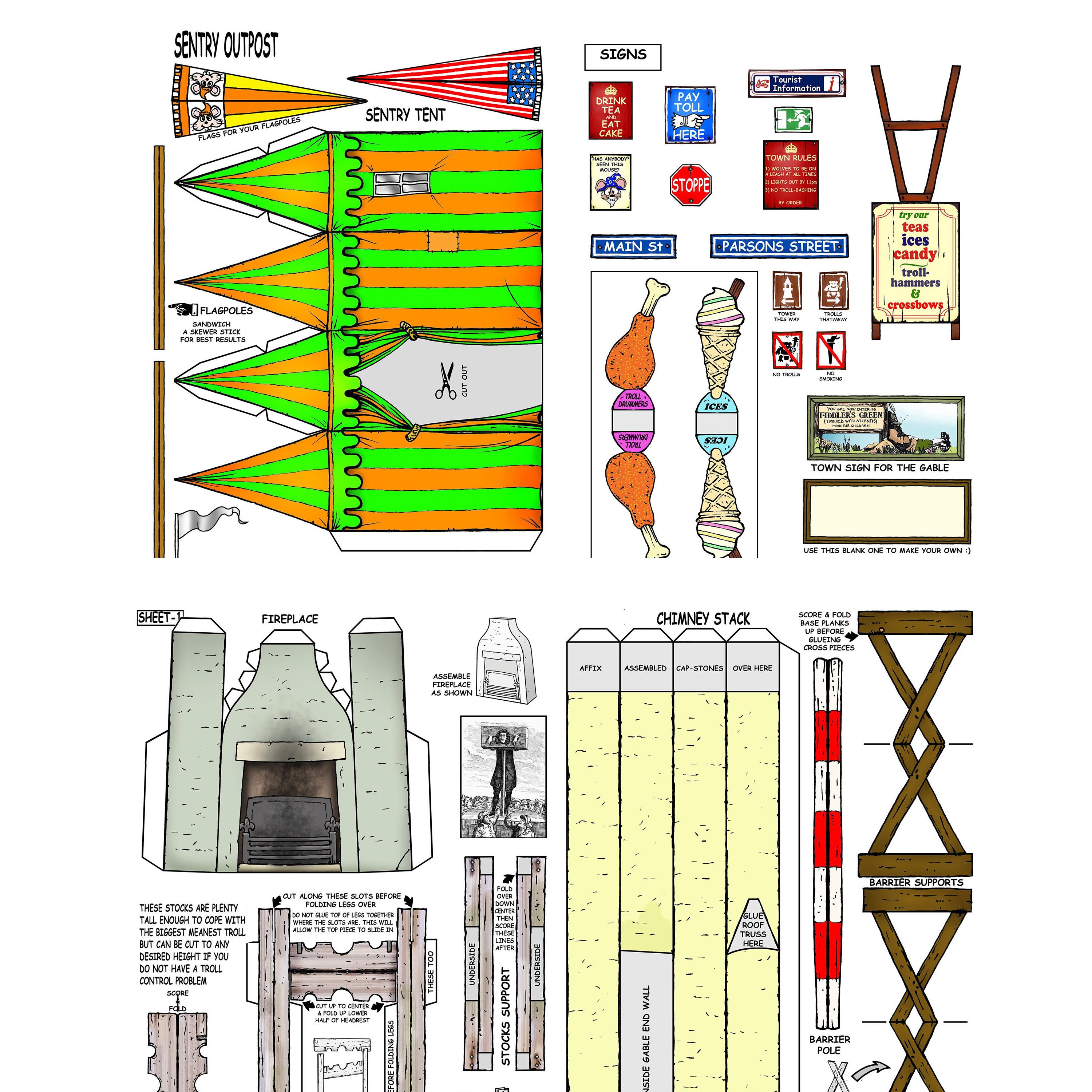 Paper House Model, Storybook House - Etsy