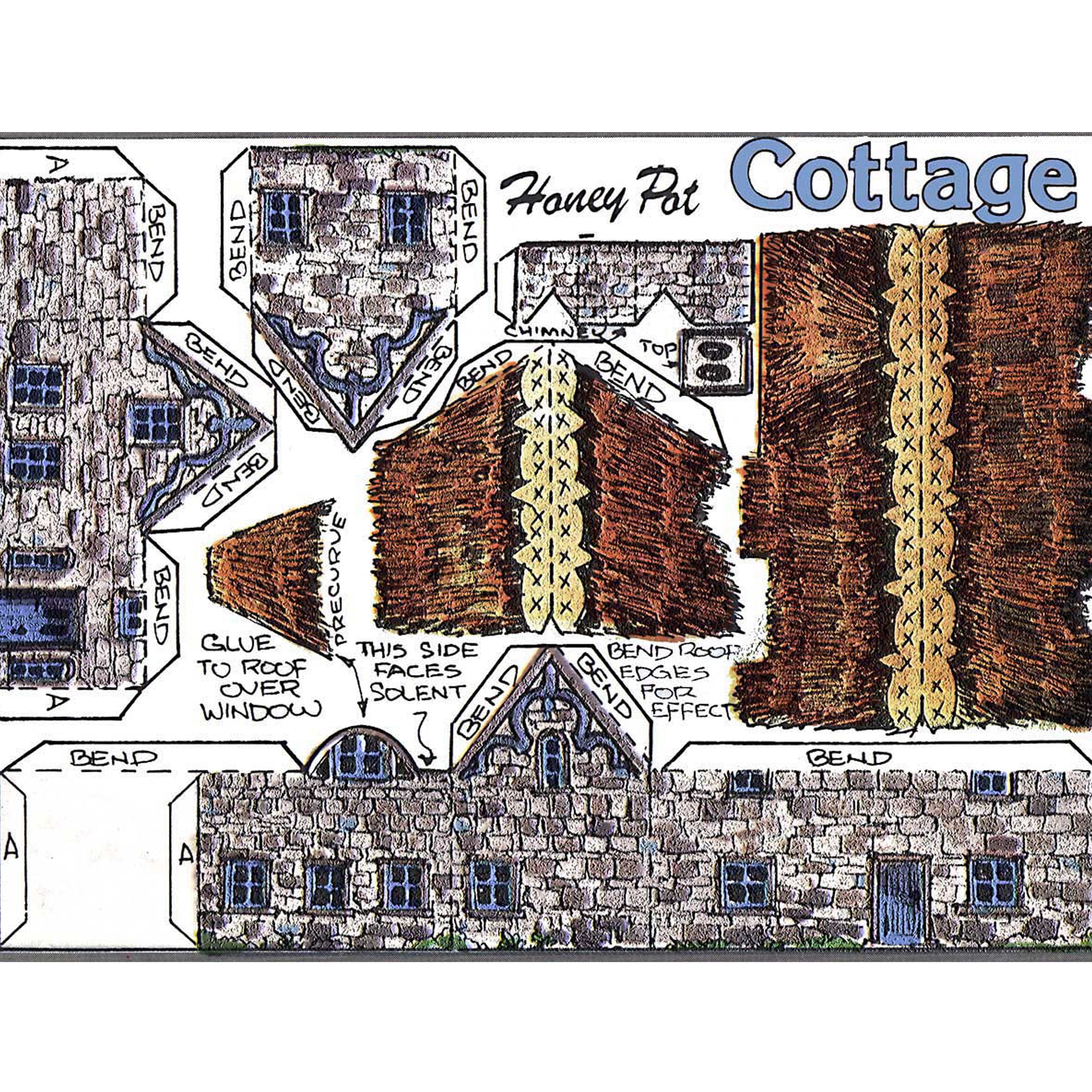 Paper Model House, Paper Dollhouse, Cottage House - Etsy