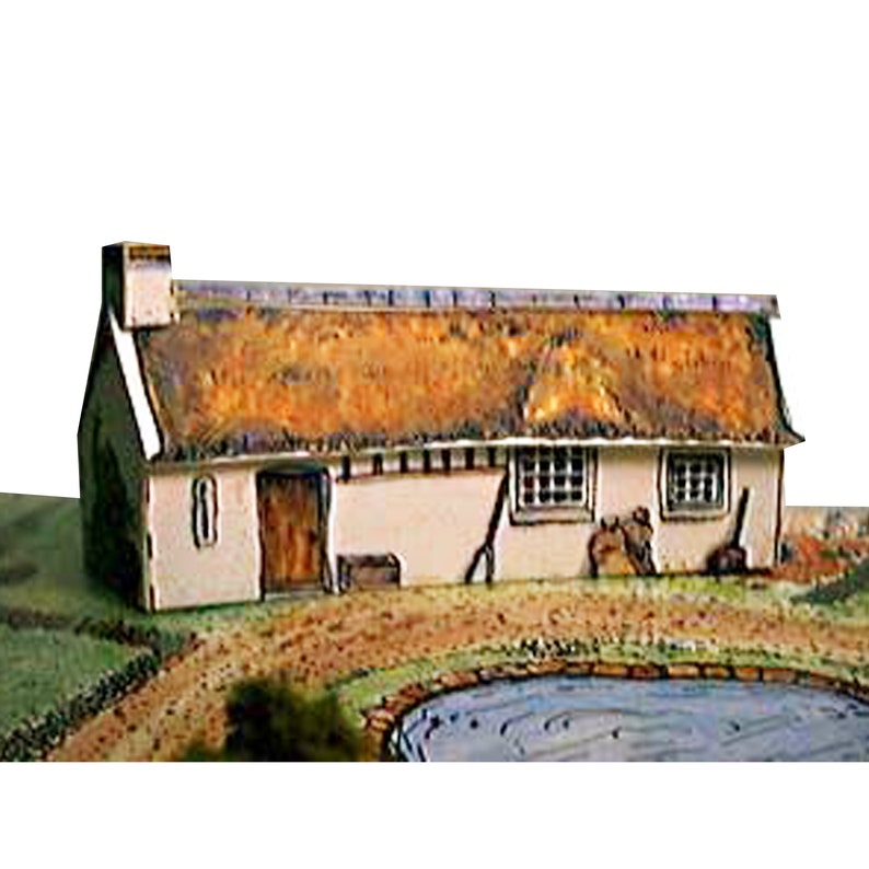 Paper House Model, Cottage - Etsy