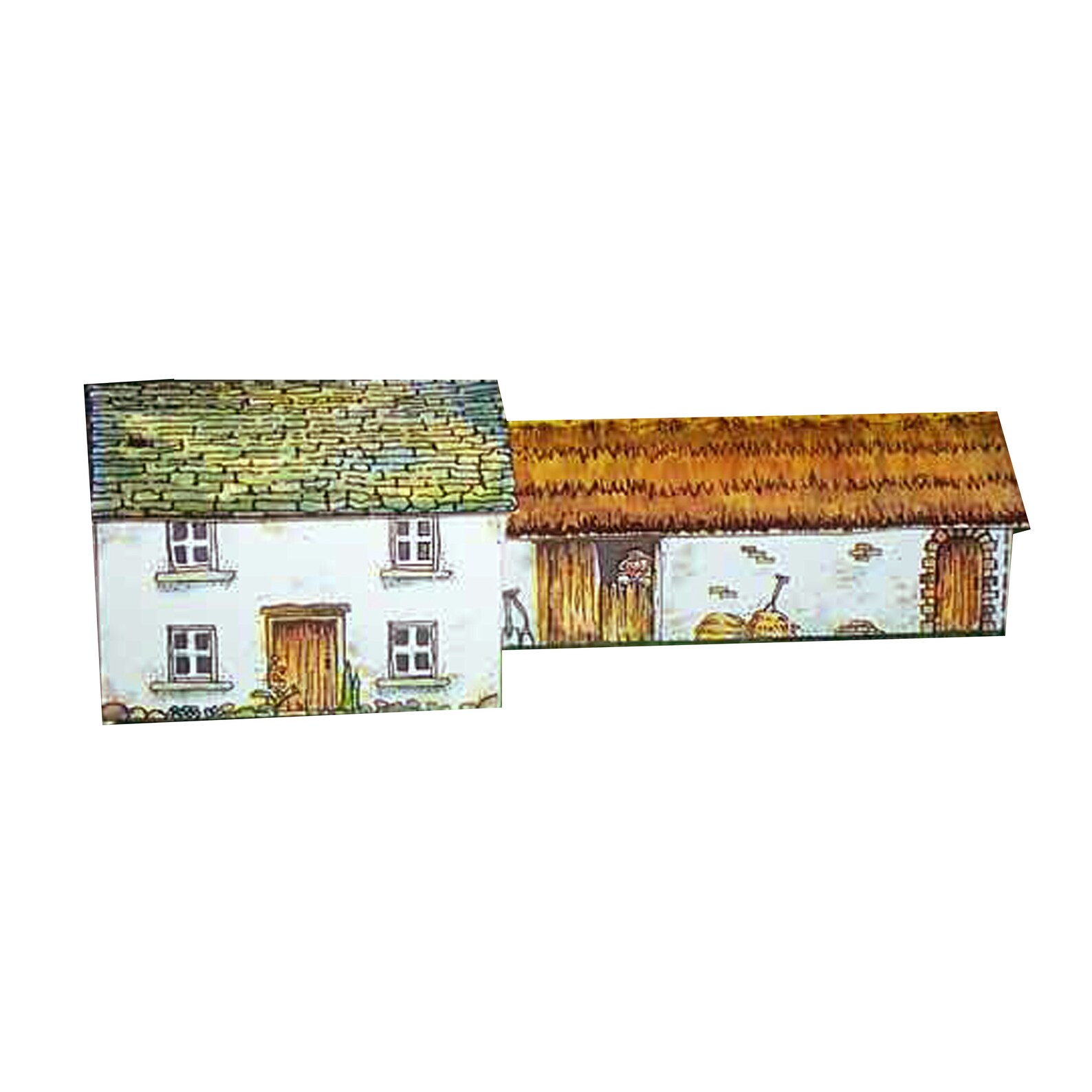 Paper Model House, Long House - Etsy