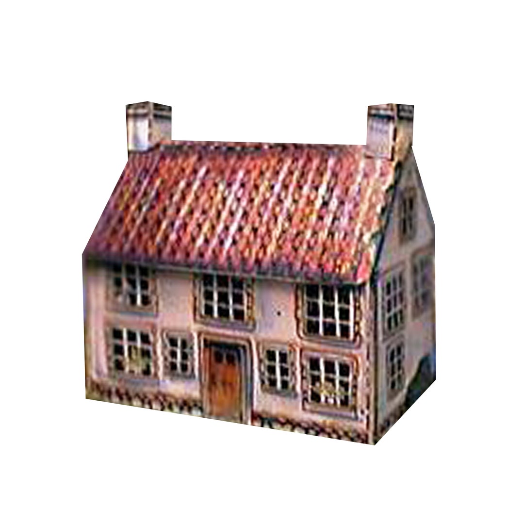 Paper Model House, Gables House - Etsy
