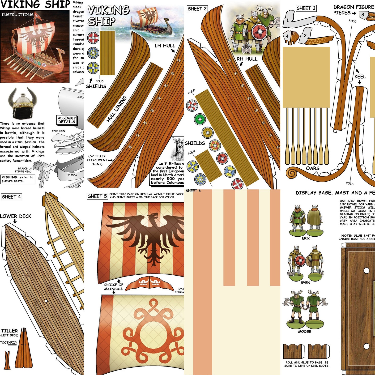 Viking Ship Model - Etsy