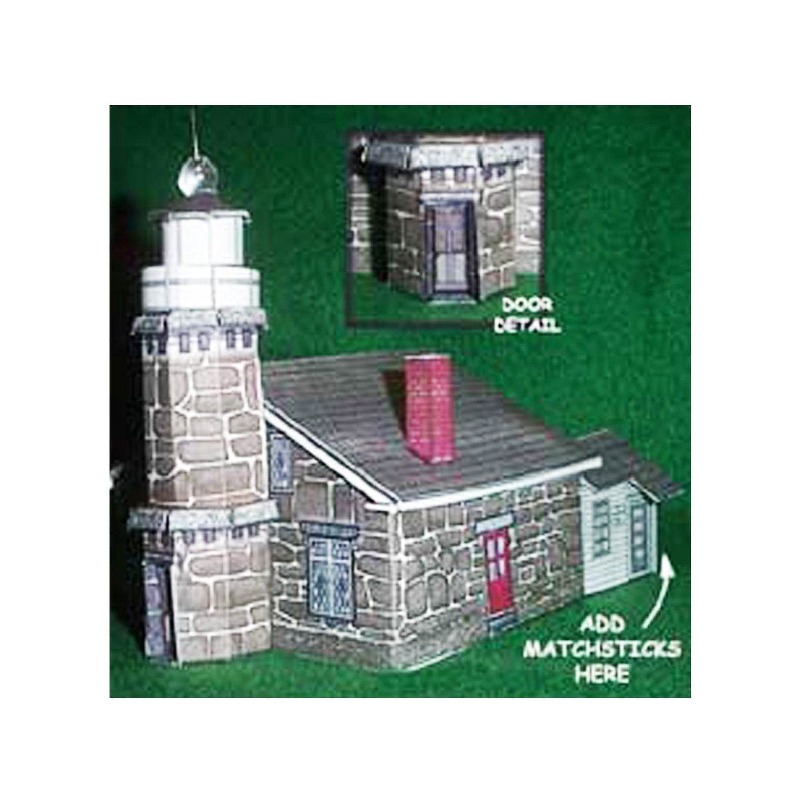 Lighthouse Paper Model, Stonington Lighthouse - Etsy