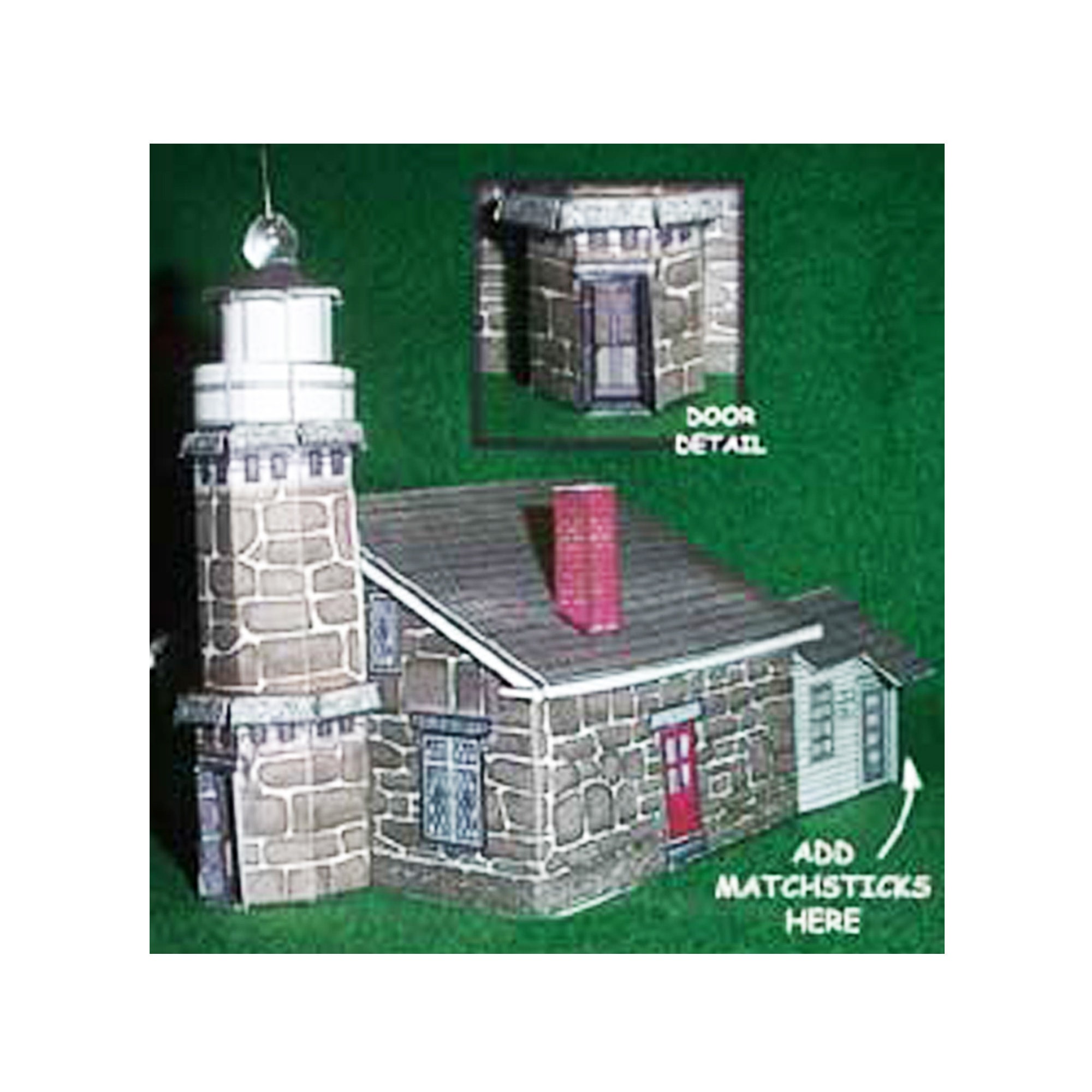 Lighthouse Paper Model, Stonington Lighthouse - Etsy