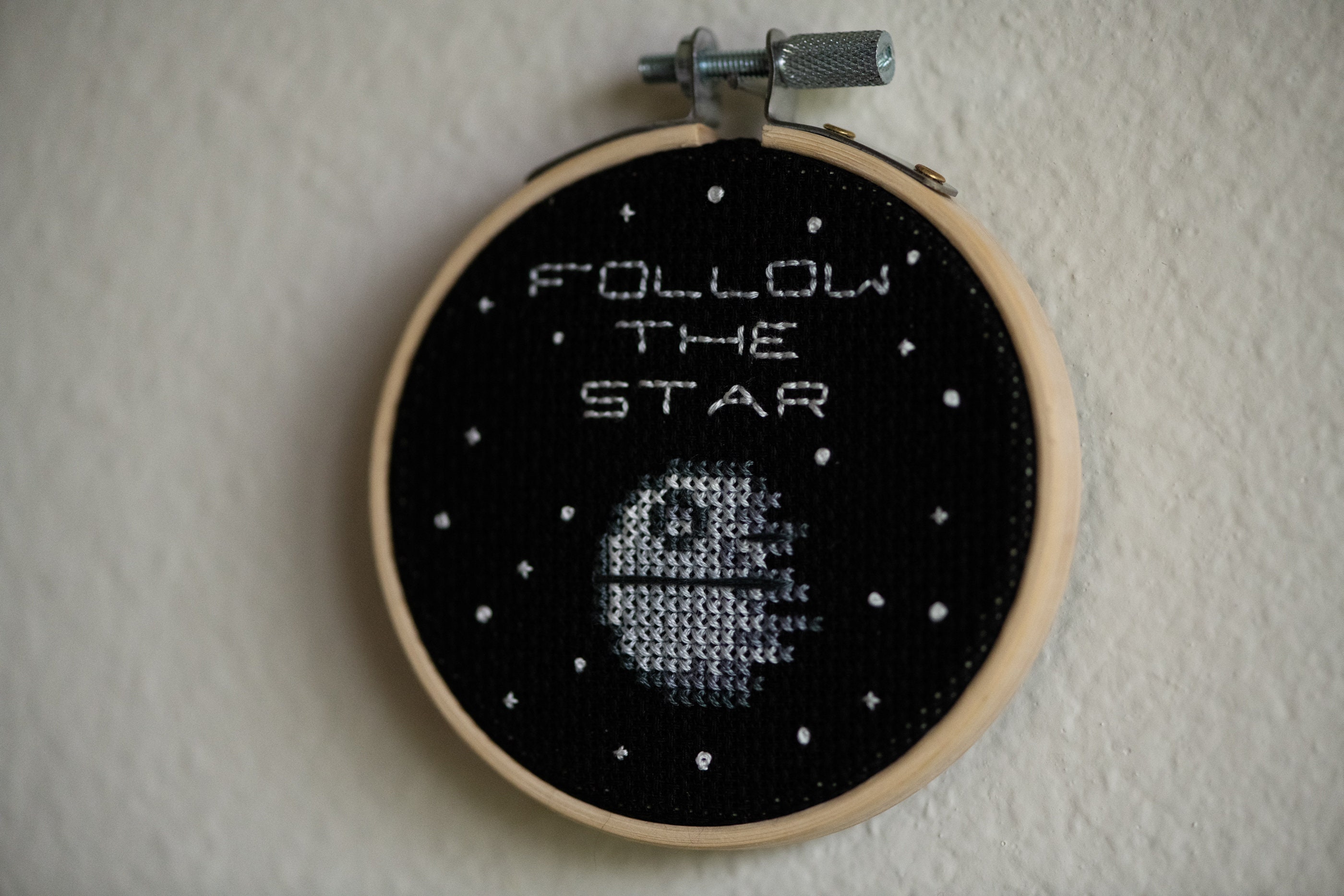 Follow the (death) Star - Cross Stitch Ornament Pattern *PDF Digital ...