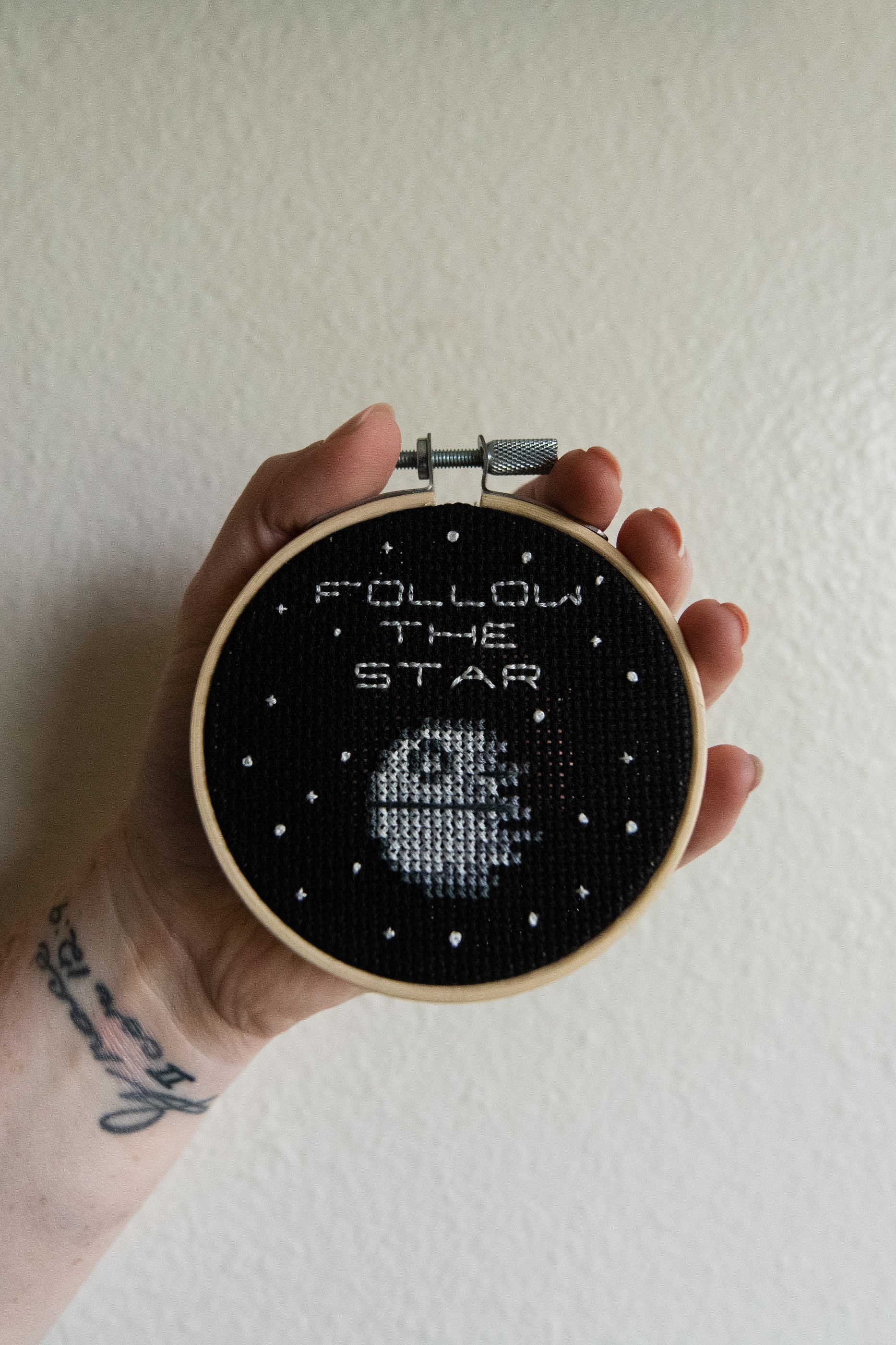 Follow the (death) Star - Cross Stitch Ornament Pattern *PDF Digital ...