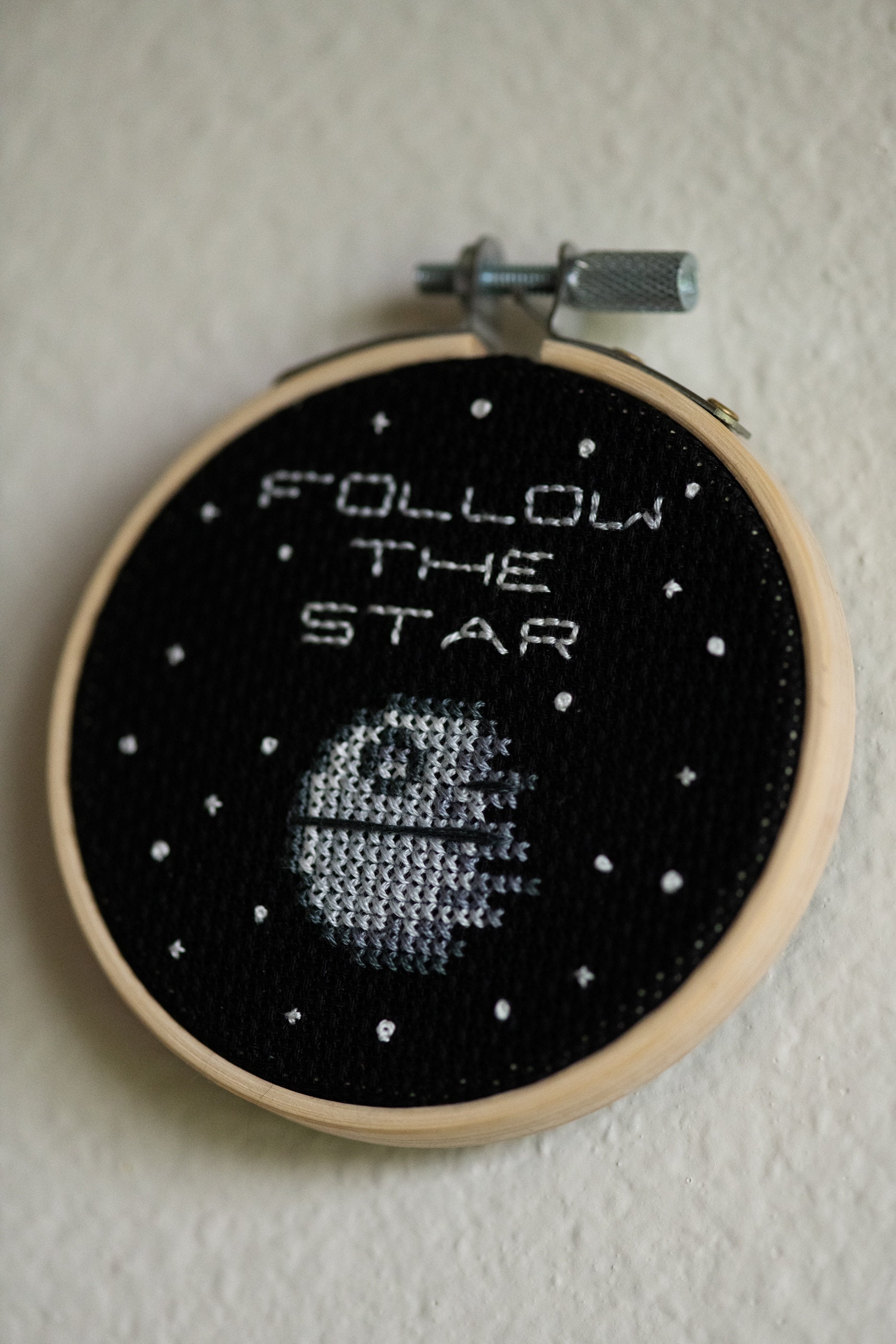 Follow the (death) Star - Cross Stitch Ornament Pattern *PDF Digital ...