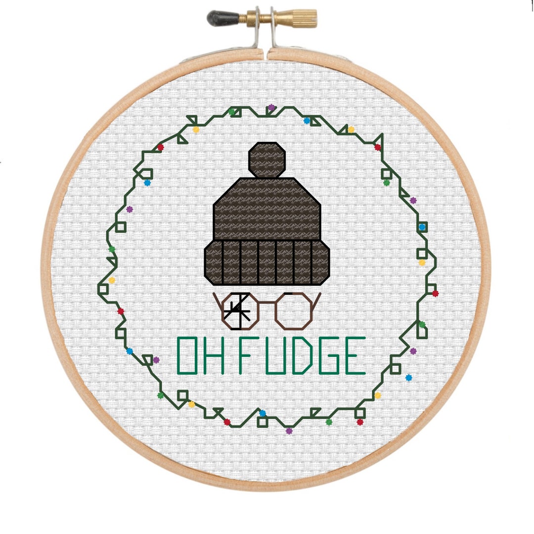 Oh Fudge - Cross Stitch Ornament Pattern *PDF Digital Download* - Etsy