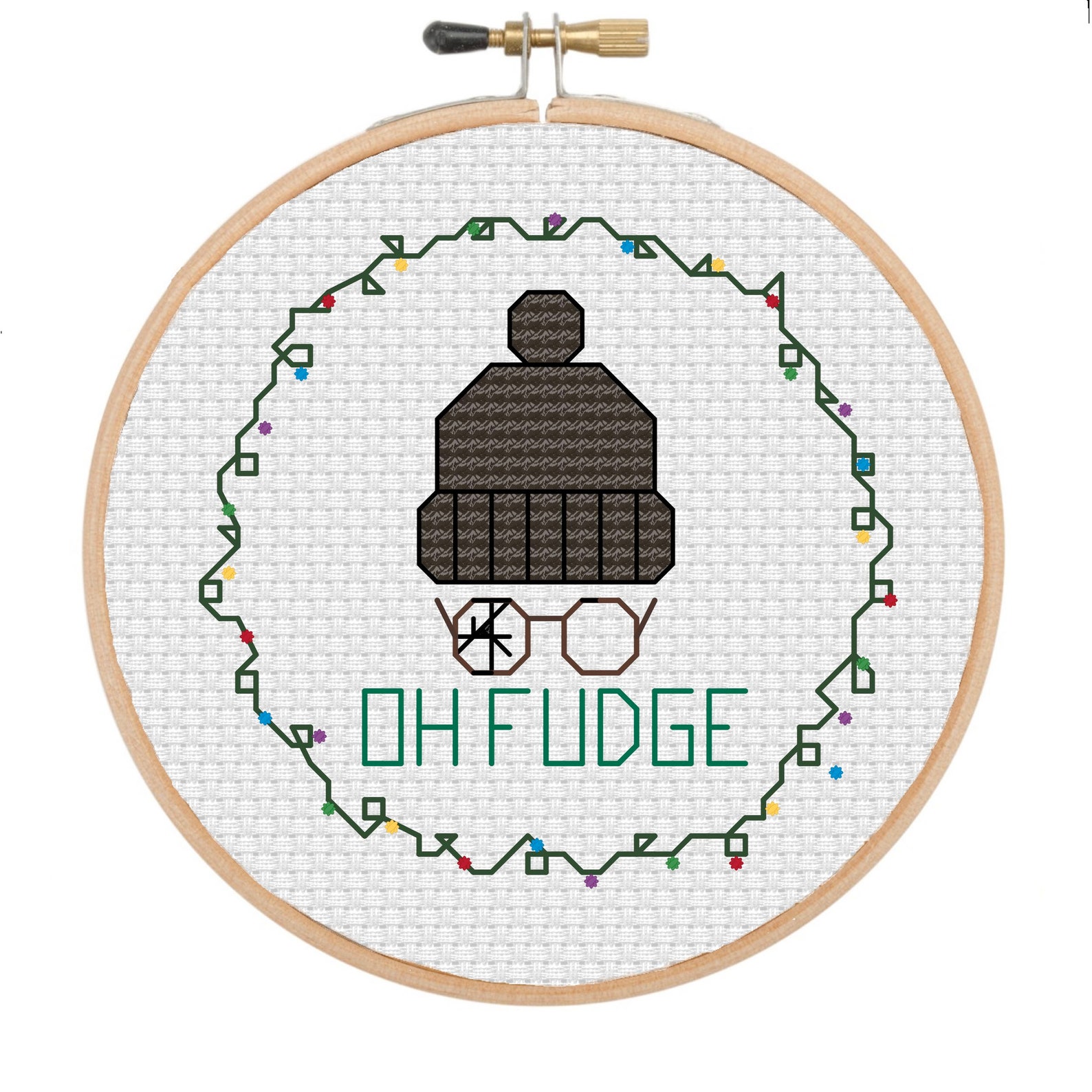 Oh Fudge - Cross Stitch Ornament Pattern *PDF Digital Download* - Etsy