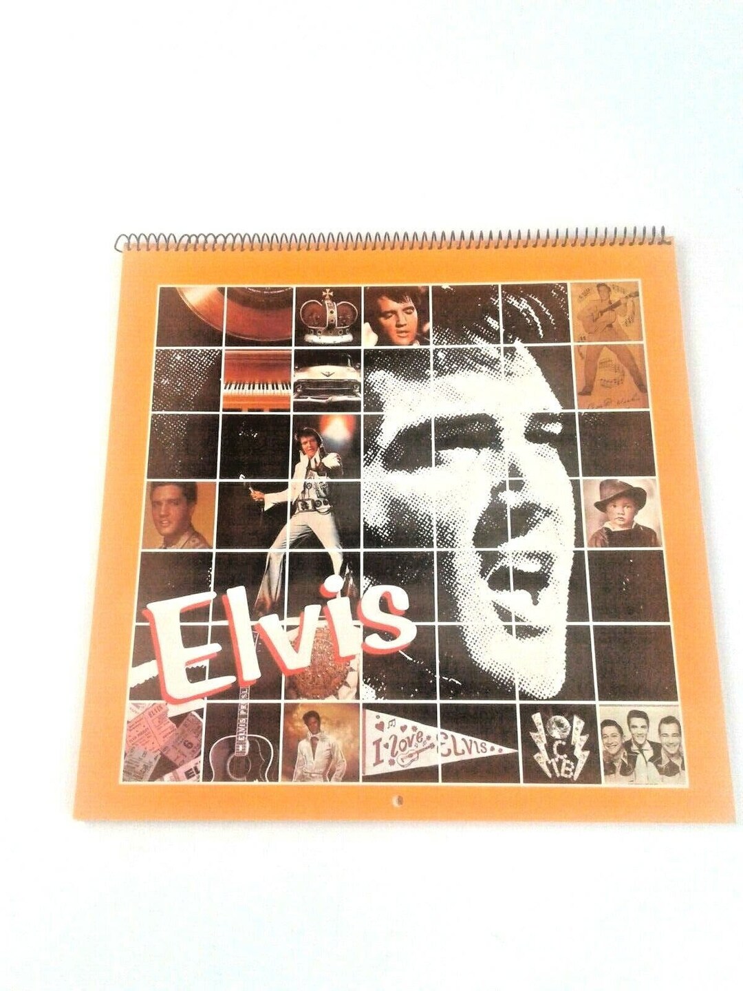 Elvis Presley 1987 Hallmark Cards Calendar - 13 Months - 12 Beautiful ...