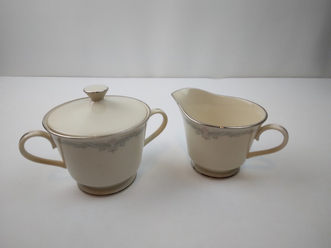 LENOX Kingston Cosmopolitan Collection Creamer & Sugar With Lid ...