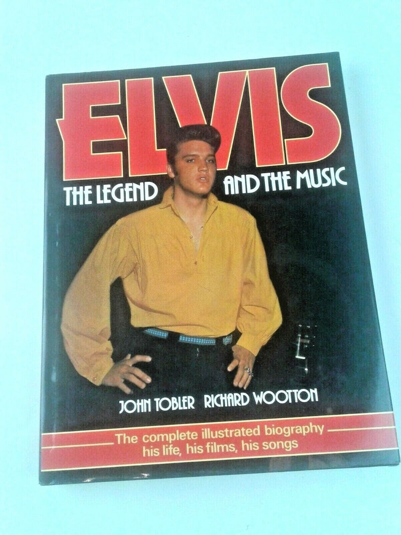 Elvis,the Legend and the Music Hard Cover Book Excellent - 192 Pgs 1983 ...
