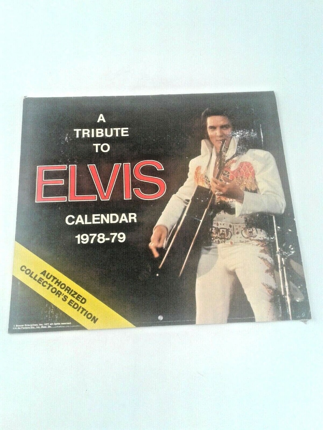 A Tribute to Elvis Calendar 1978-79 Collectors Edition--full Color ...