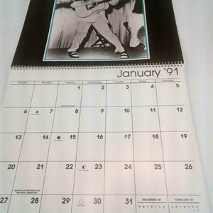 Elvis Presley 1991 Calendar by Cleo, A Gibson Greetings Company Made in ...