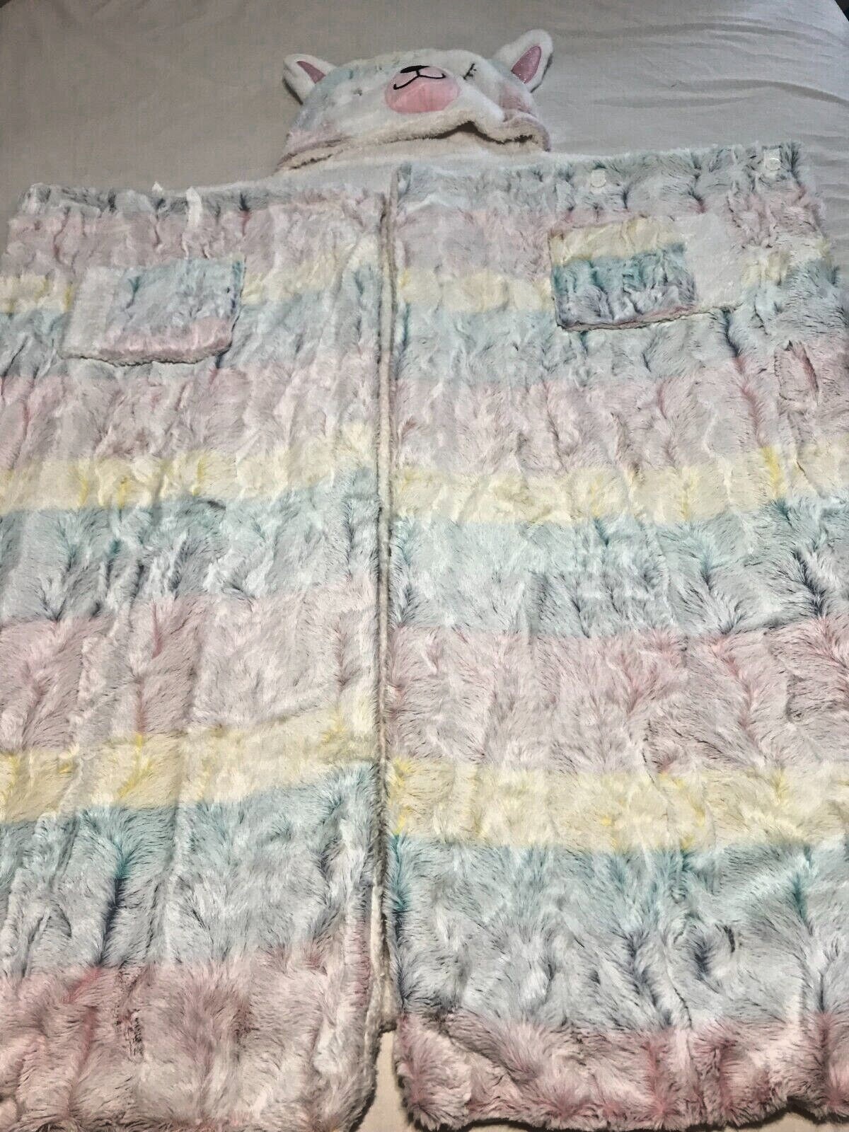 Members Mark LAMB/LLAMA Cozy Critter Wrap Super Soft Faux Fur Adult Arm ...