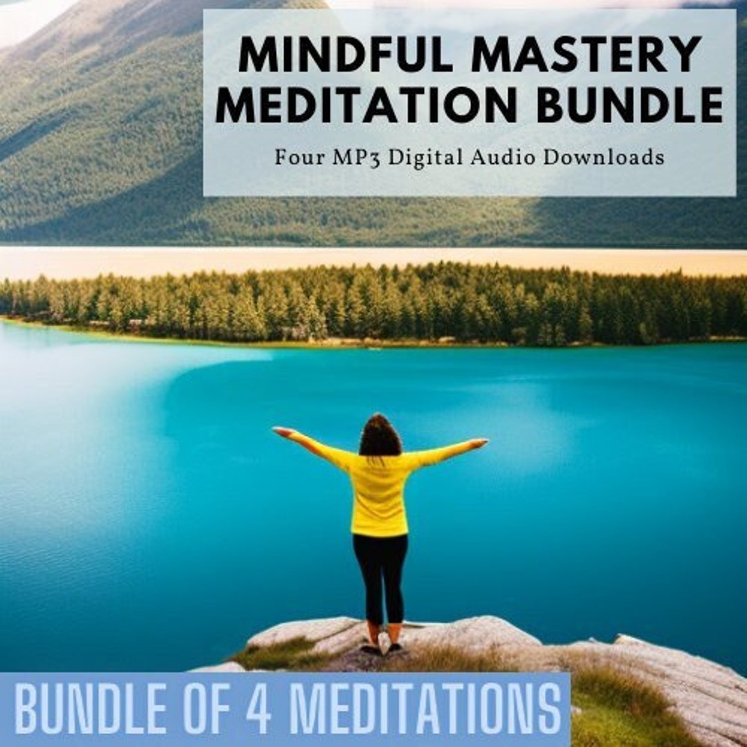 Audio Meditation Bundle Pack (of 4) • Mindful Mastery Meditation Bundle ...