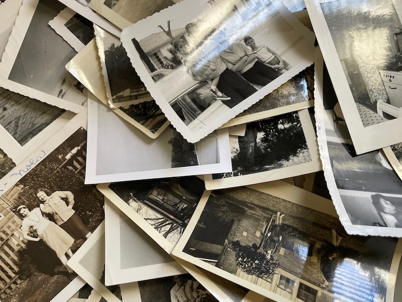 Vintage Photos. Original Black & White Vernacular Snapshot Photographs ...