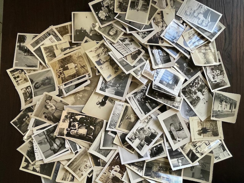 Vintage Photos. Original Black & White Vernacular Snapshot Photographs ...