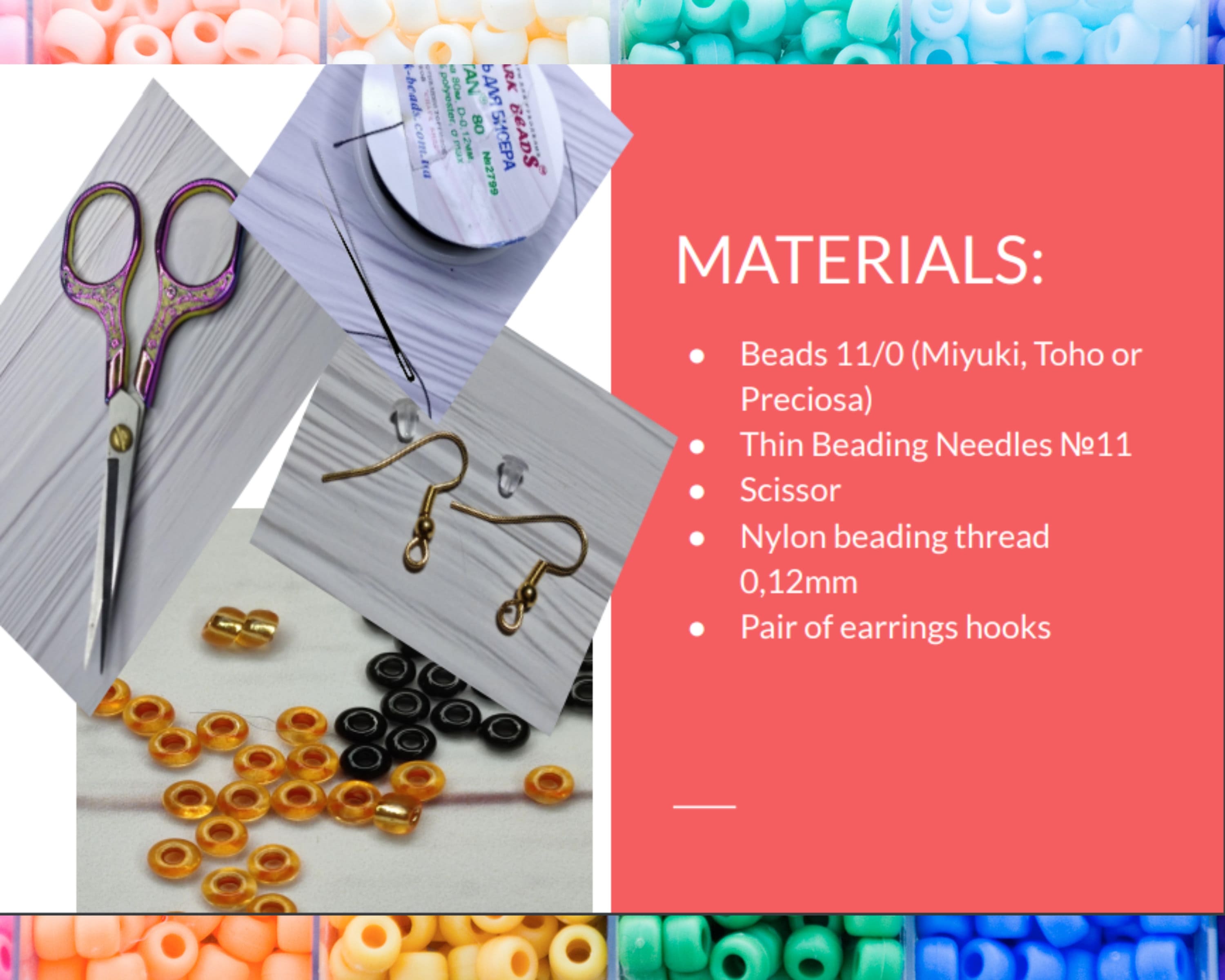 Christmas Black Cat Earrings, Xmas Fringe Dangle Beaded Earrings, Brick Stitch Seed Bead Pattern ...