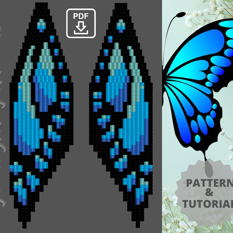 Beaded Butterfly Pattern - Etsy